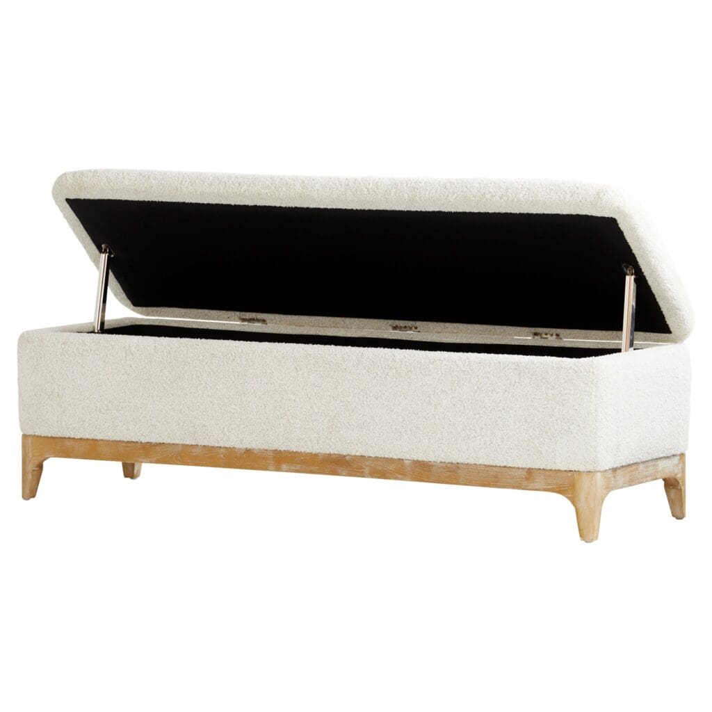 Diascia Bench | White – Cream - Cyan Design