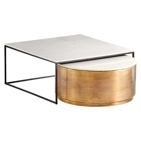 Nessman Nesting Tables | Bronze and Black - Cyan Design
