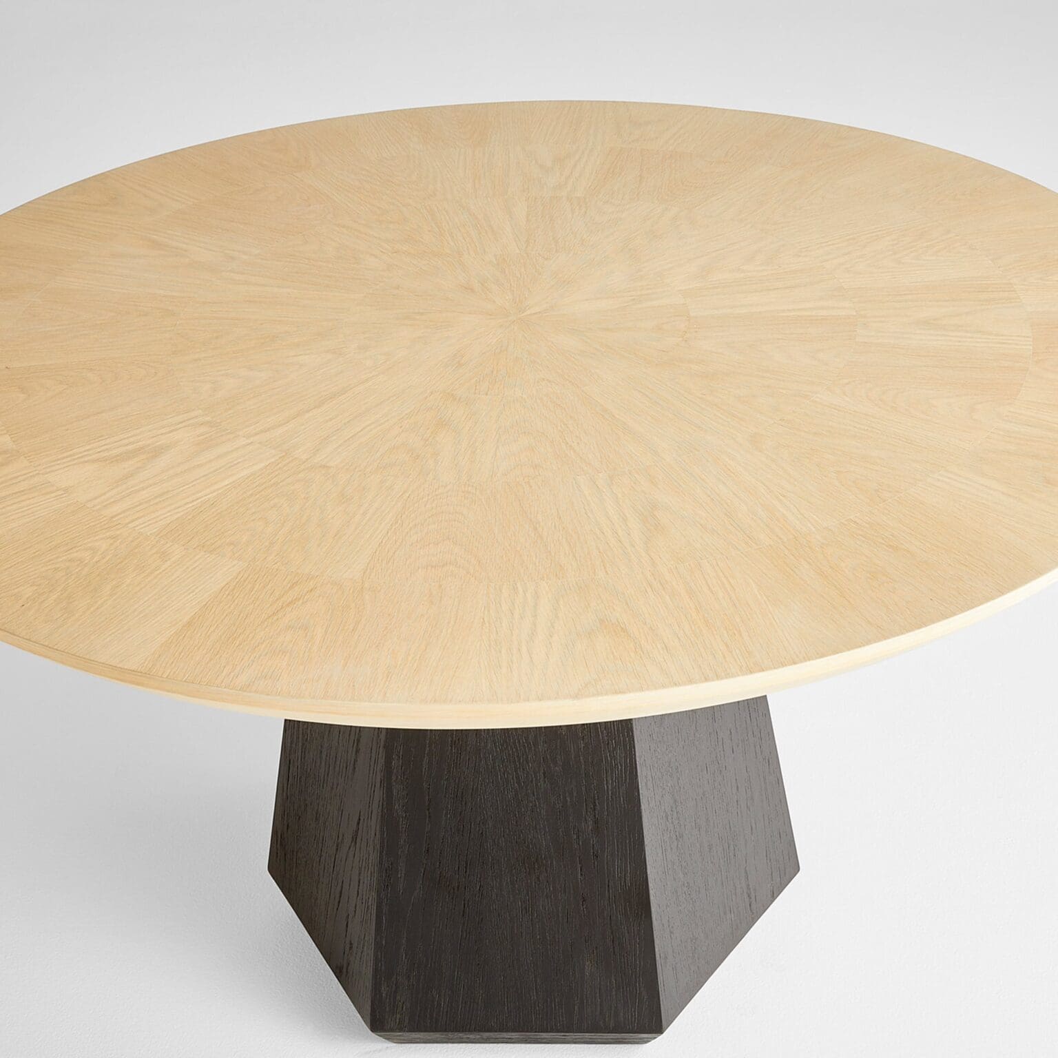 Lamu Dining Table Designed by J Kent Martin | Natural Oak | Black ...