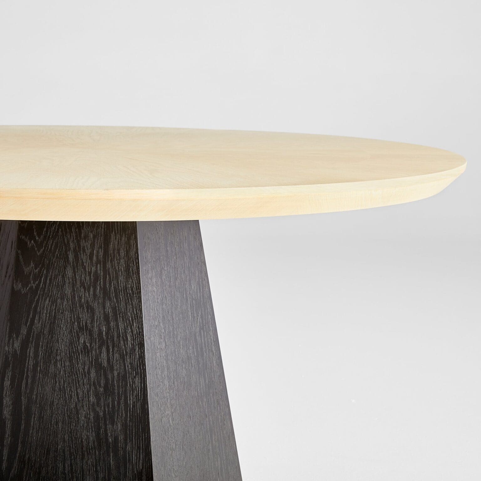 Lamu Dining Table Designed by J Kent Martin | Natural Oak | Black ...