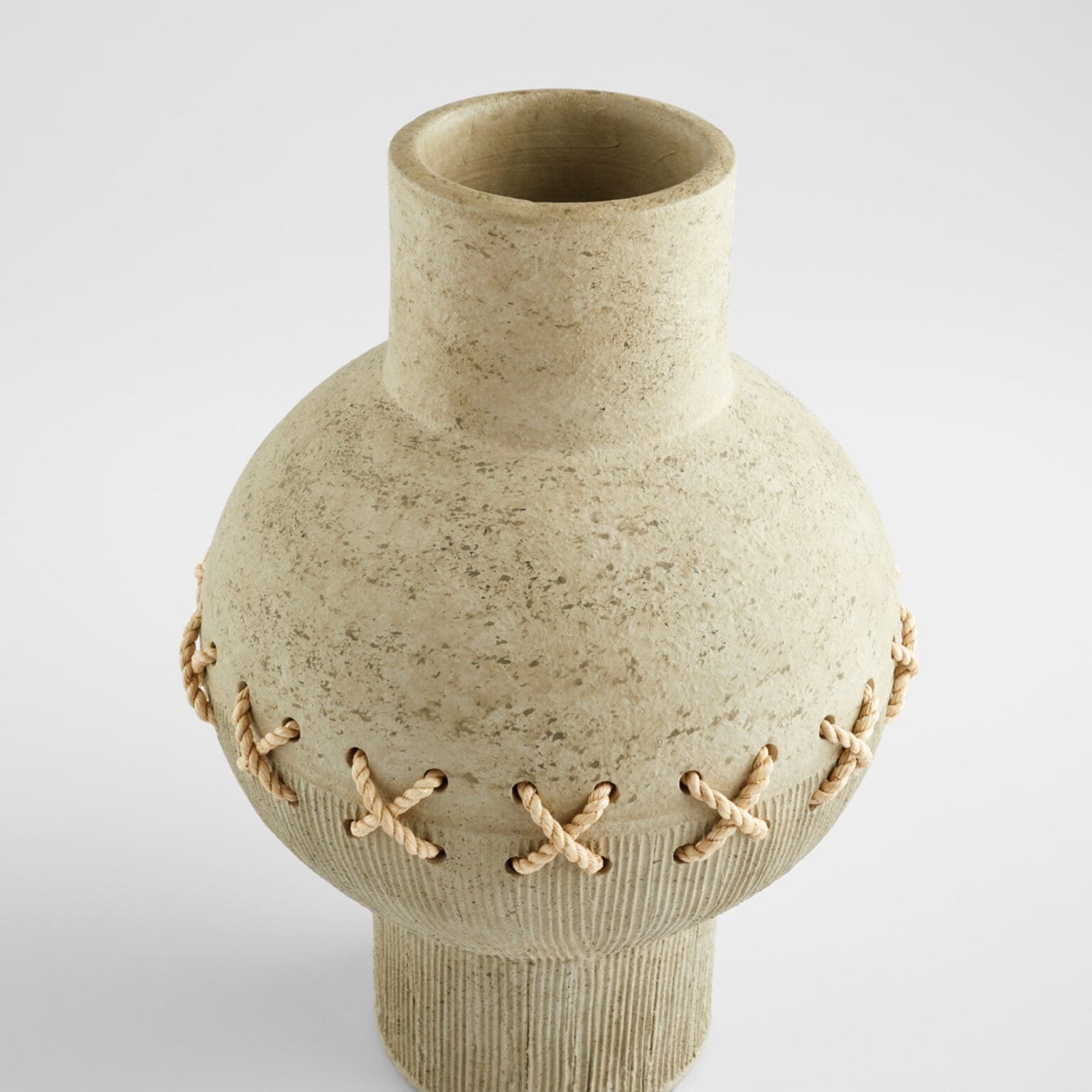 Eratos Vase Designed by J Kent Martin | Natural Clay – Small - Cyan Design
