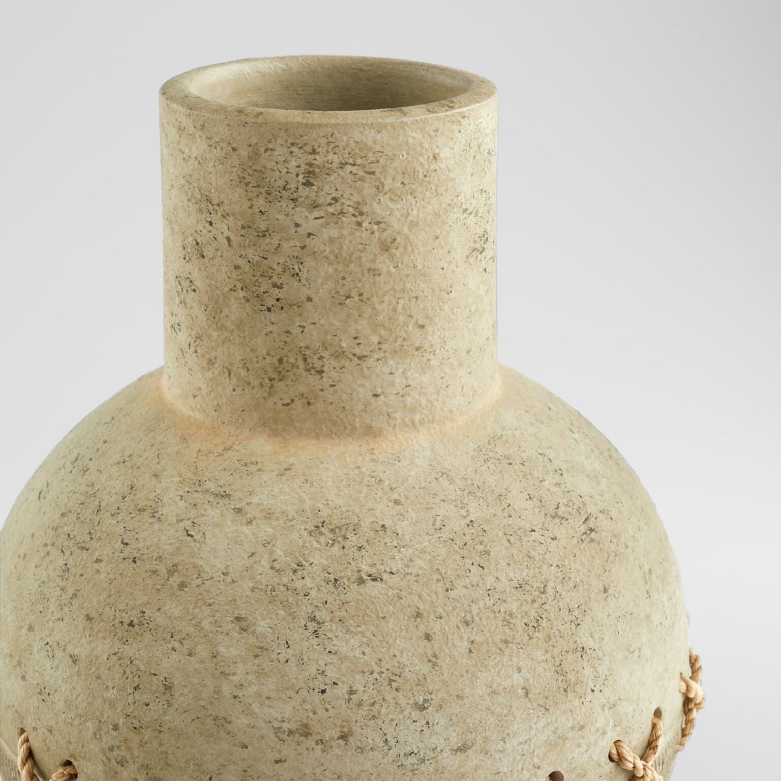 Eratos Vase Designed by J Kent Martin | Natural Clay – Large - Cyan Design