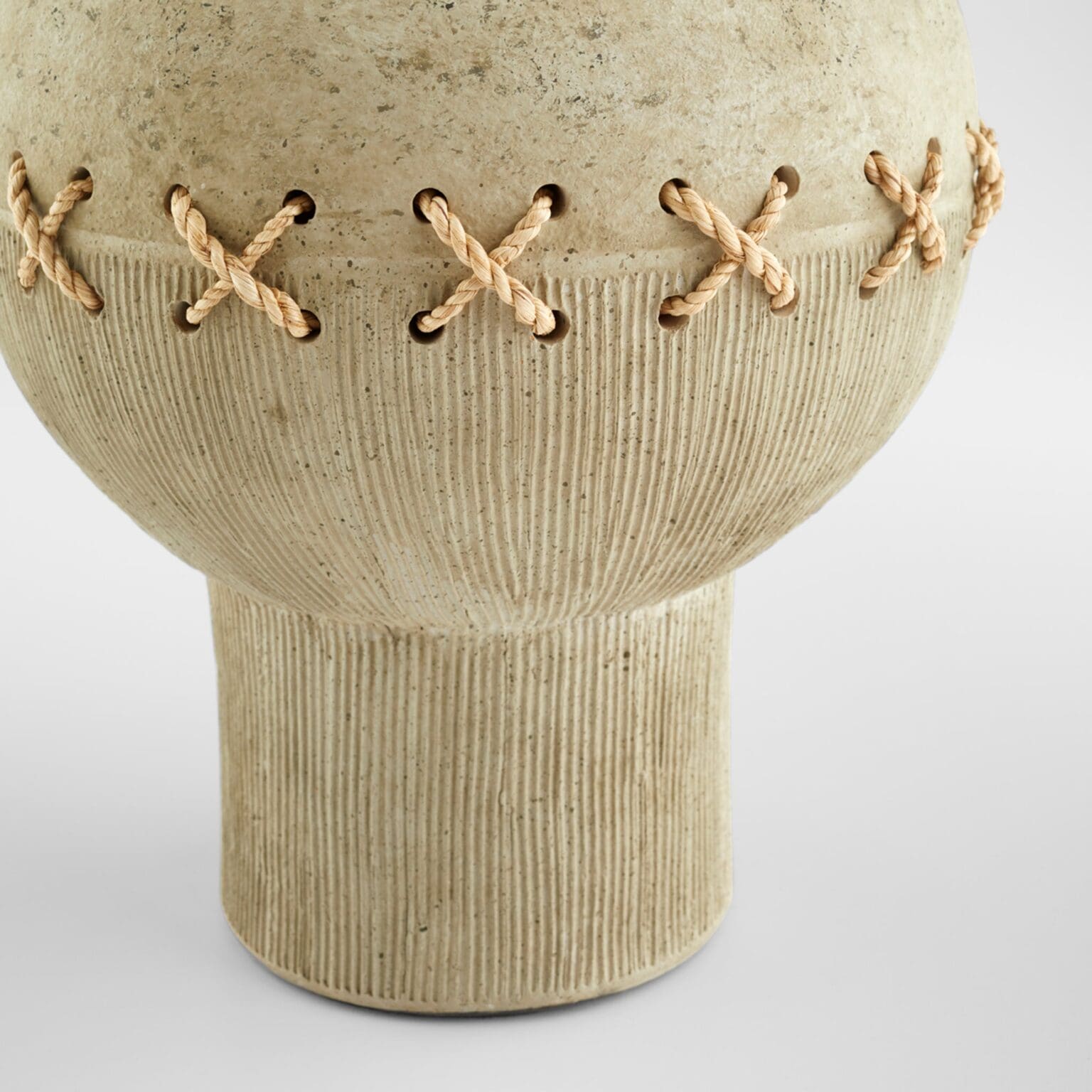 Eratos Vase Designed by J Kent Martin | Natural Clay – Large - Cyan Design
