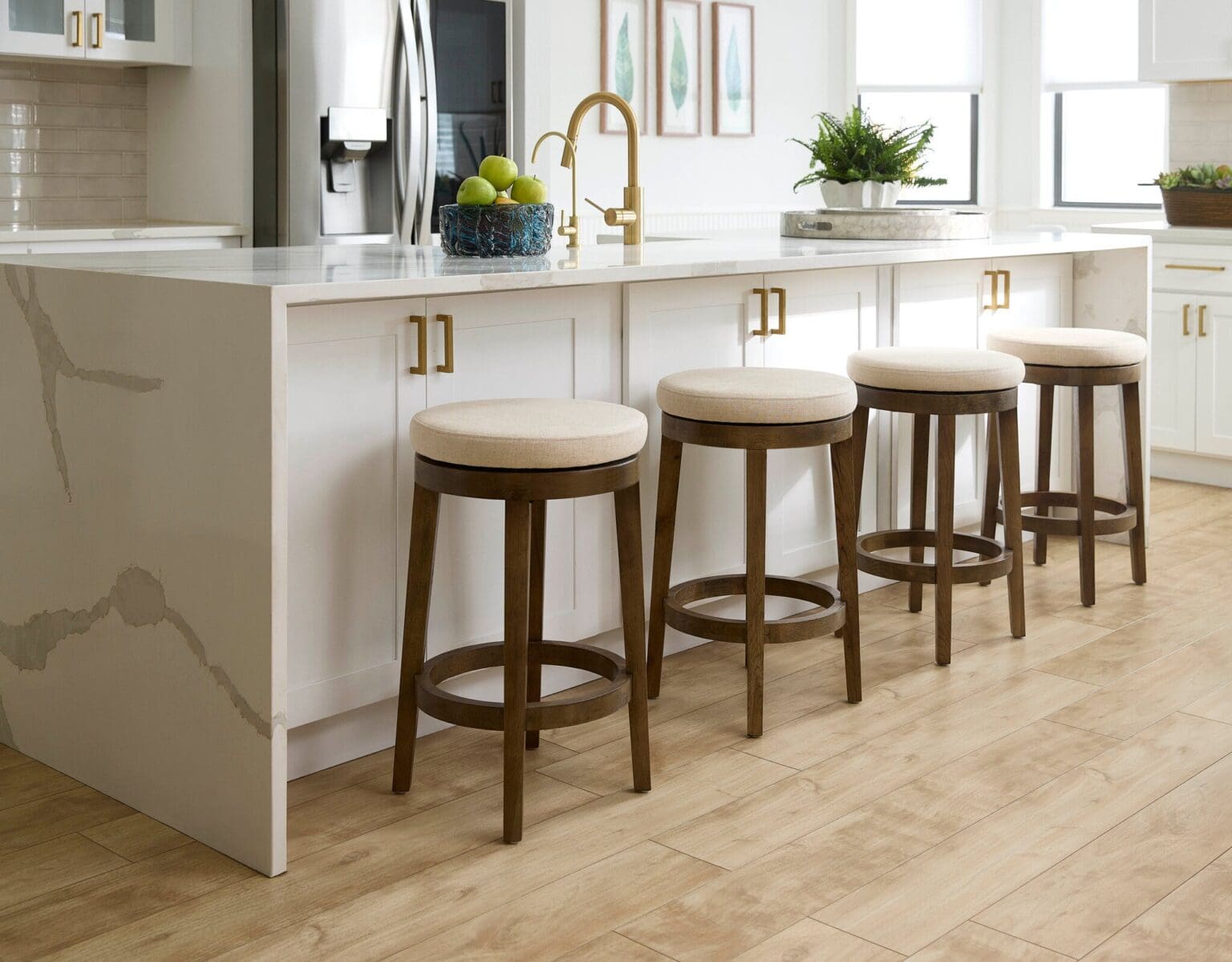 Archon Bar Stool | Walnut Finish - Cyan Design