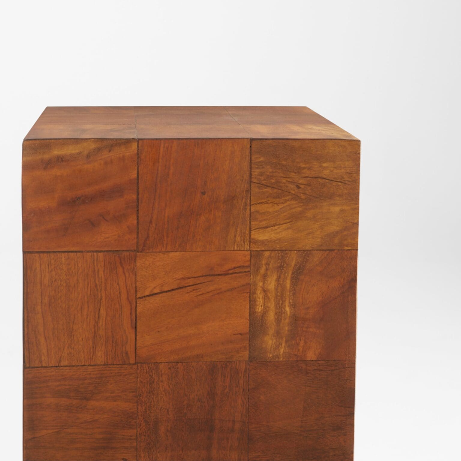 Halma Pedestal Designed by J Kent Martin | Natural Sheesham – Small ...