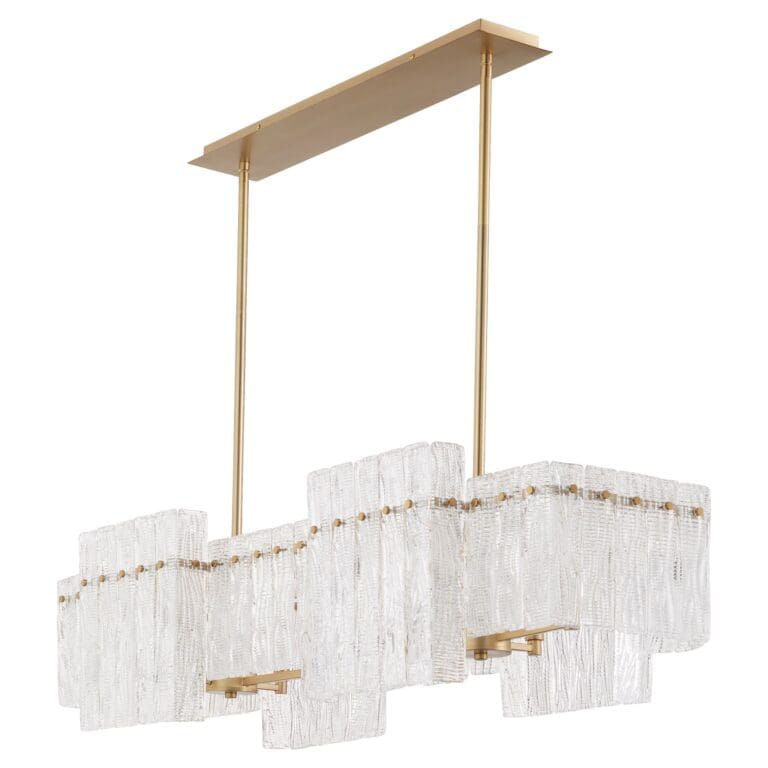 Nobel 6-Light Chandelier – Aged Brass - Cyan Design