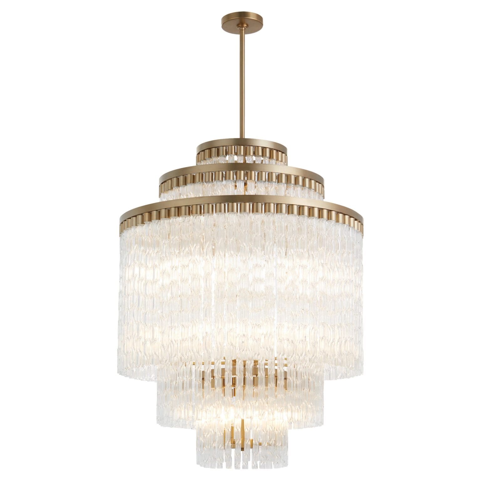 Nobel 18-Light Chandelier – Aged Brass - Cyan Design