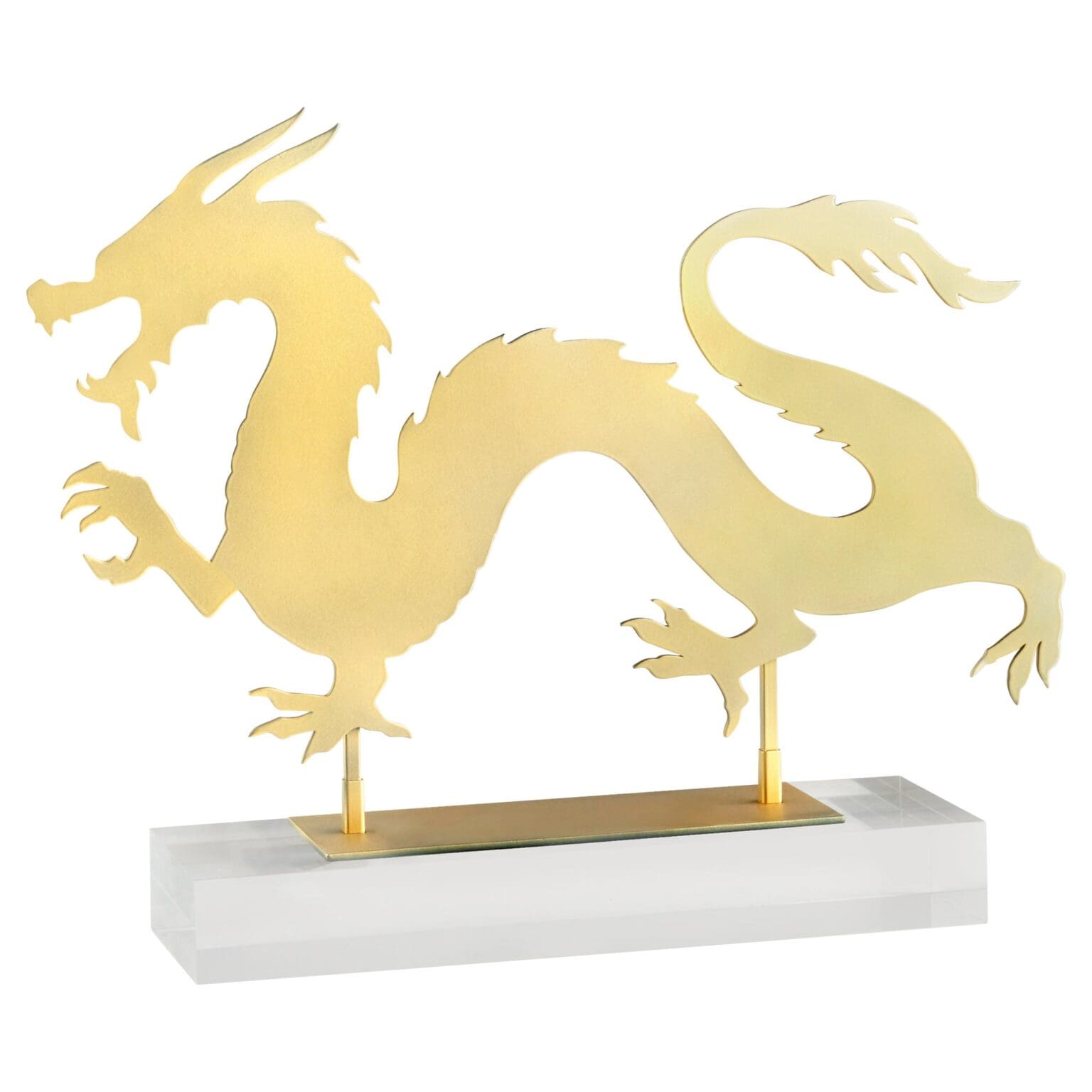 Haku Dragon Designed by J Kent Martin | Gold – Horizontal - Cyan Design