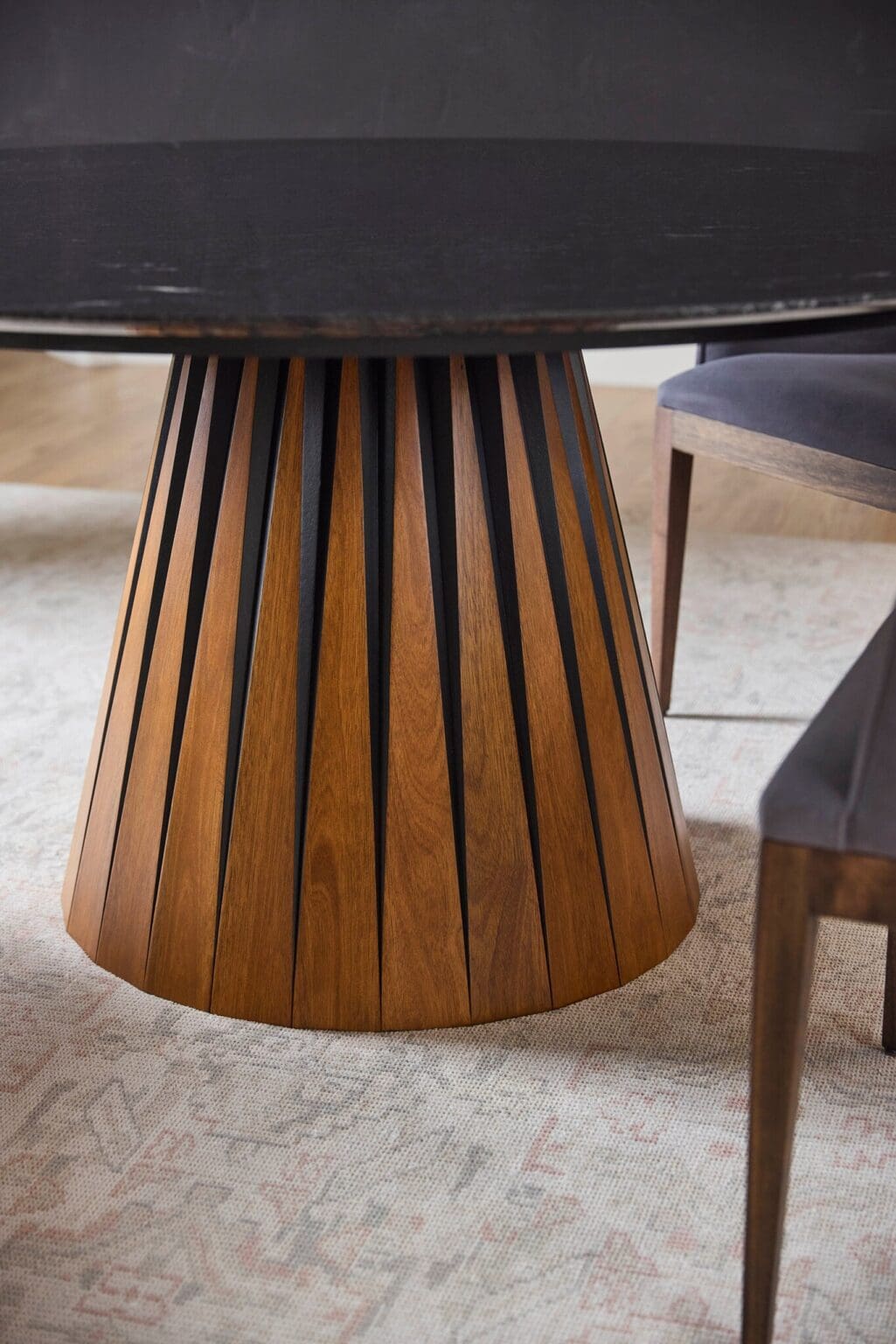 Bourbon Dining Table | Black | Medium Brown - Cyan Design