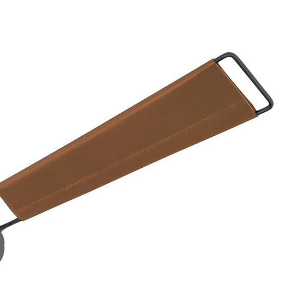 Zephyr 60″ Ceiling Fan | Matte Black – Saddle Leather - Cyan Design