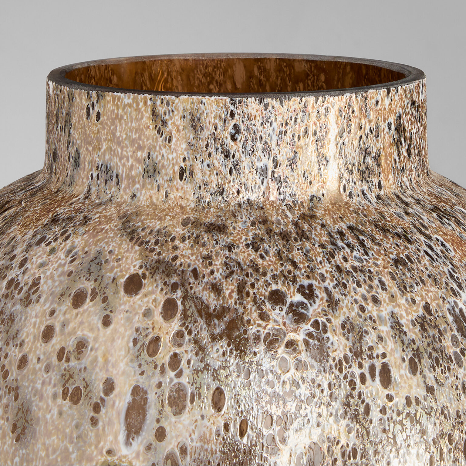 Callisto Vase | Amber Brown – Large - Cyan Design