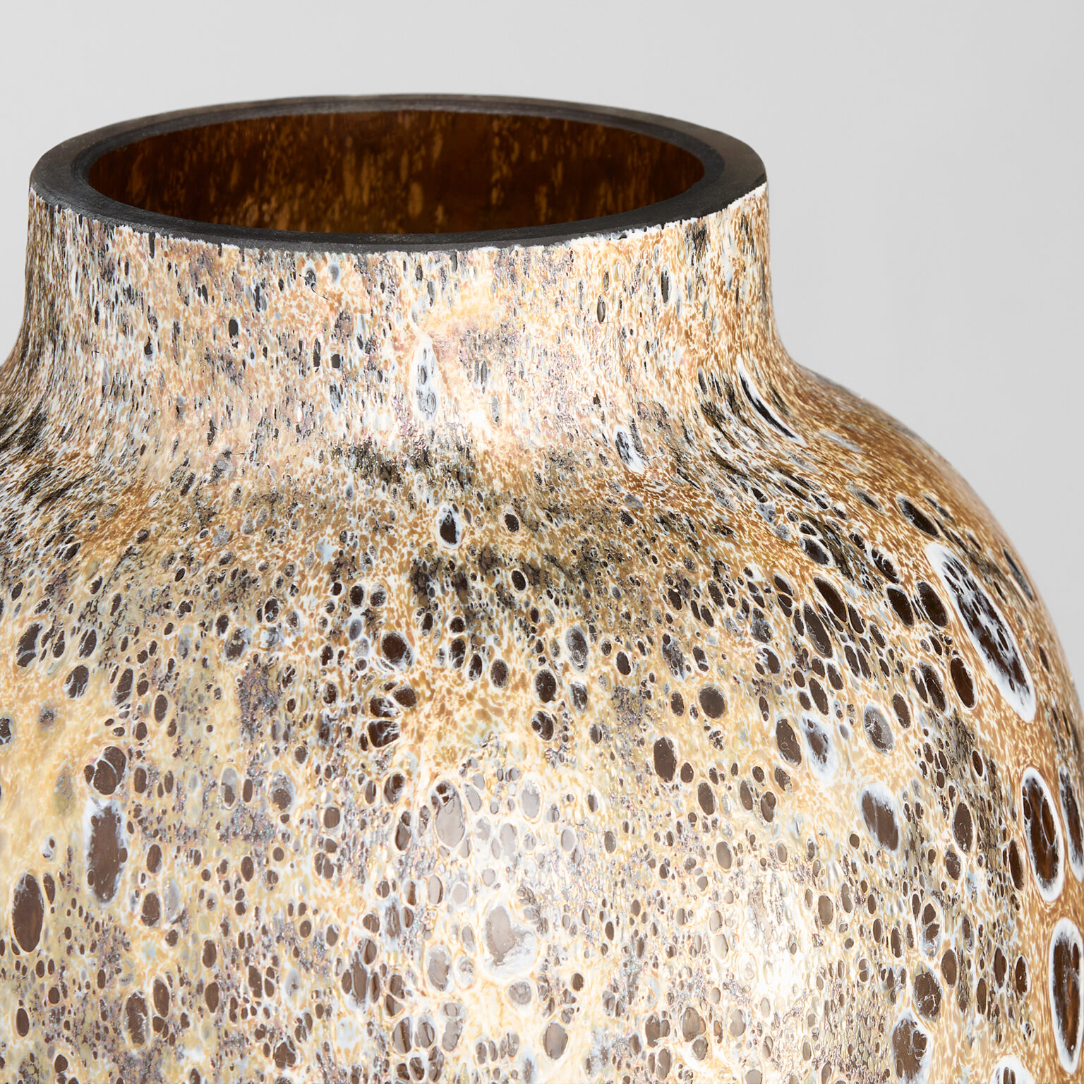 Callisto Vase | Amber Brown – Small - Cyan Design
