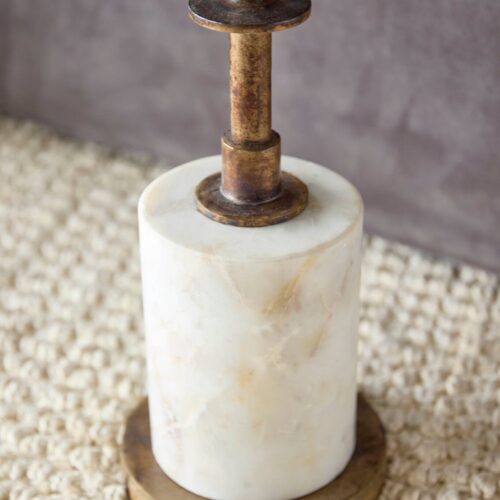 Jetson Accent Table Designed by J Kent Martin | Antique Brass - Cyan Design