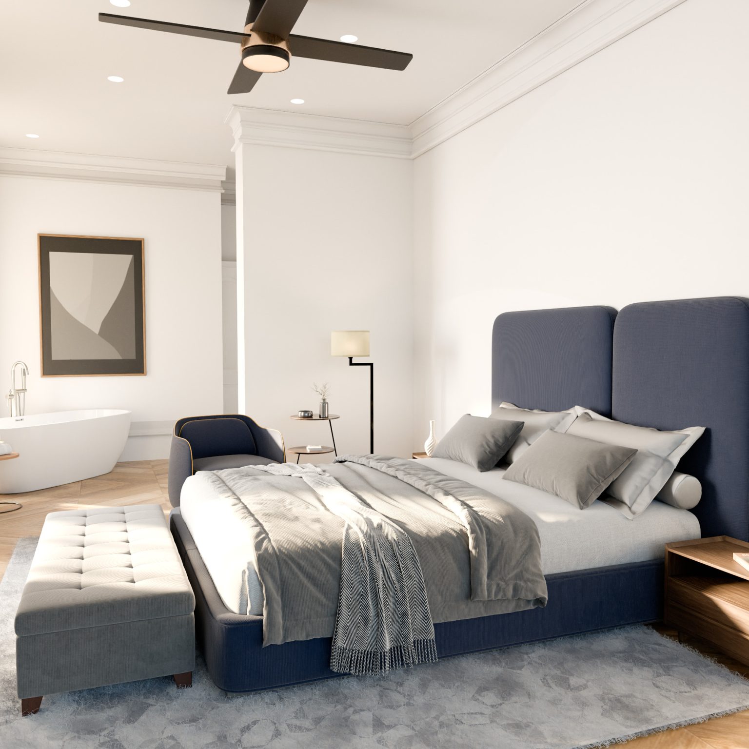 Santa Ana 52″ Ceiling Fan | Matte Black Aged Brass w – Matte black ...