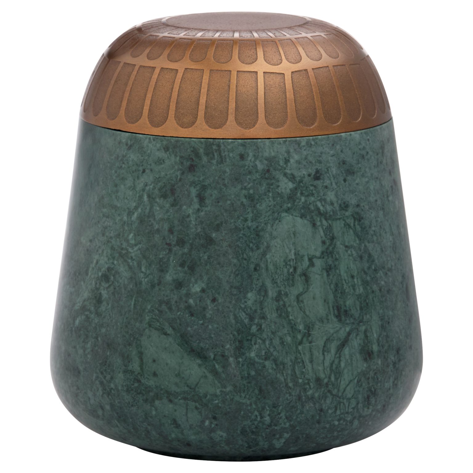 Sofia Box | Green Forest | Antique Brass – Large - Cyan Design
