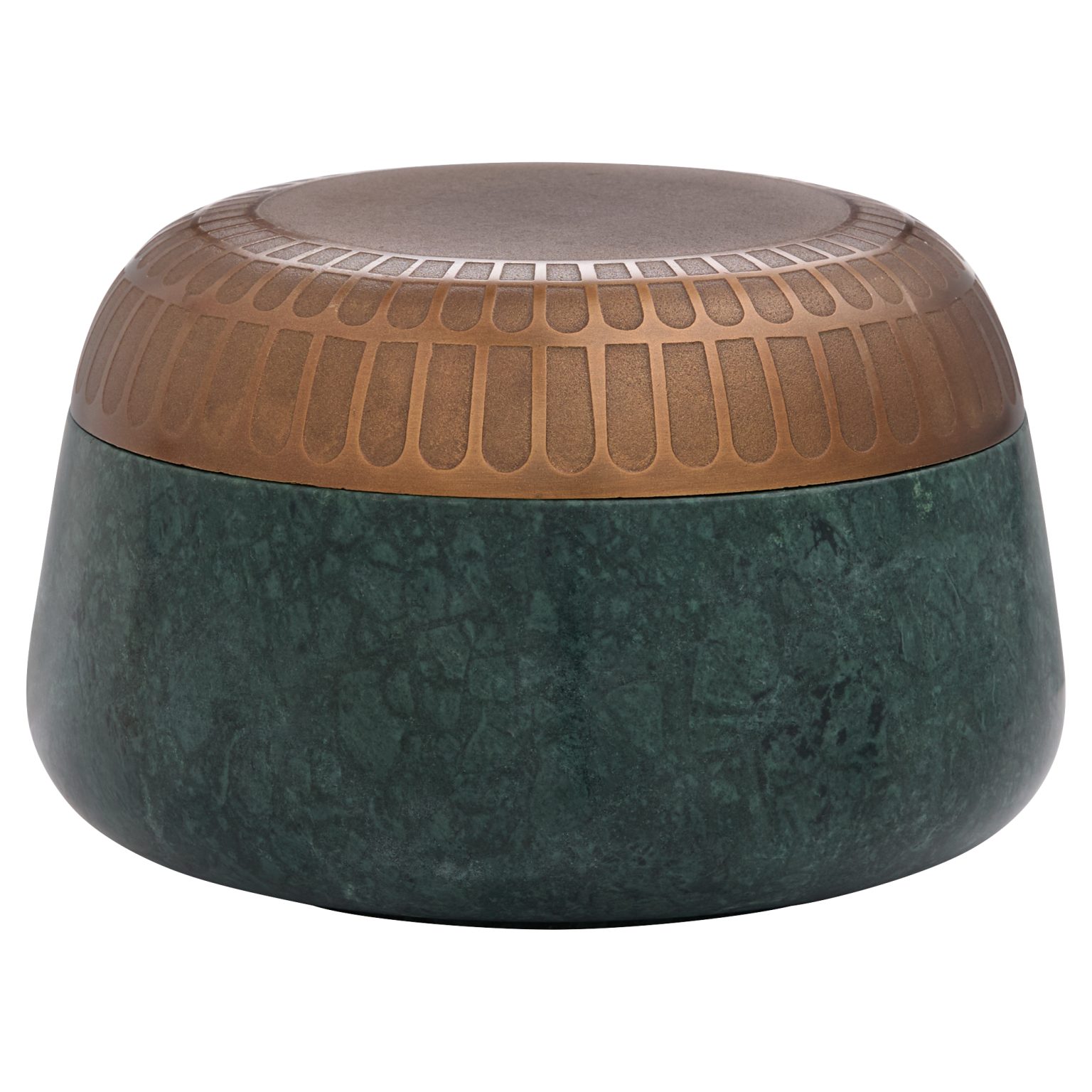 Sofia Box | Green Forest | Antique Brass – Small - Cyan Design