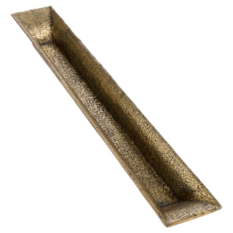 Hessian Tray | Antique Brass – Large - Cyan Design