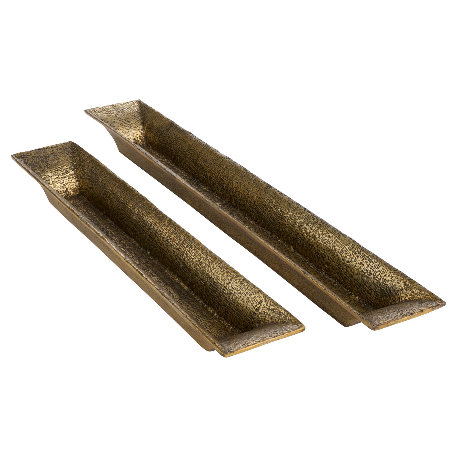 Hessian Tray | Antique Brass – Large - Cyan Design