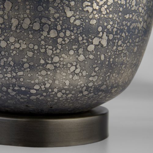 Fresnillo Table Lamp | Silver Patina | Blackened Nickel | White - Cyan ...