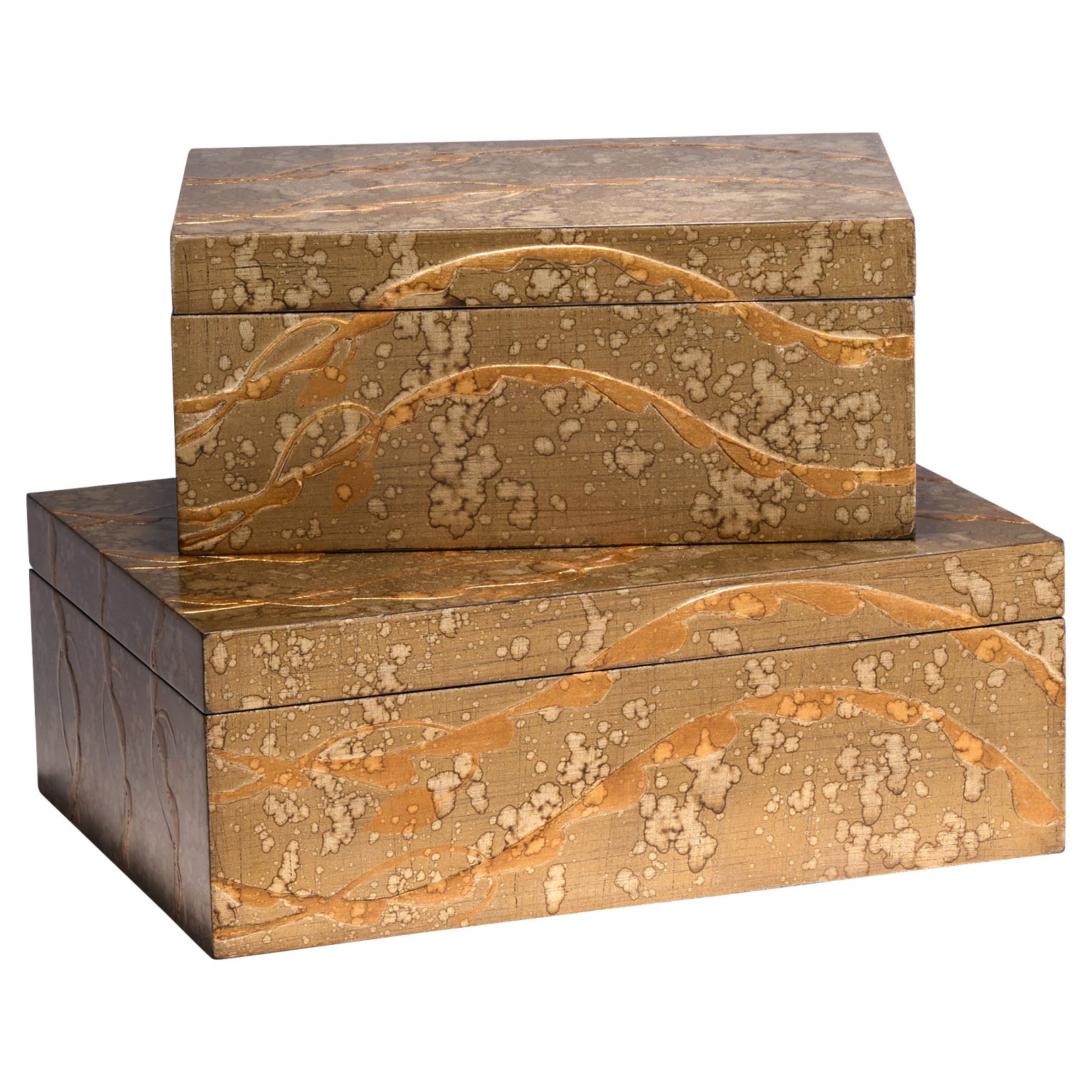 Florence Box | Bronze Lacquer – Large - Cyan Design