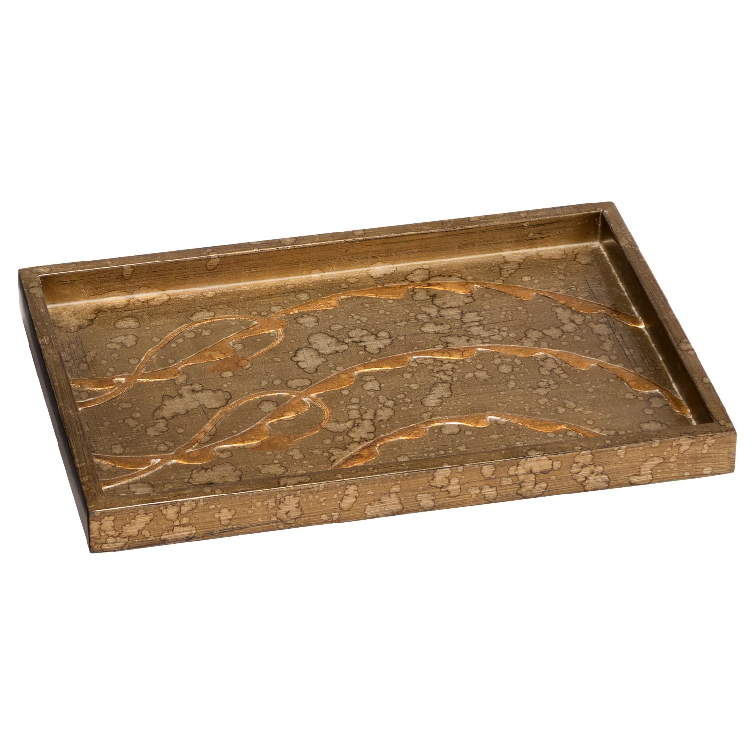 Florence Tray | Bronze Lacquer | Rectangle – Small - Cyan Design